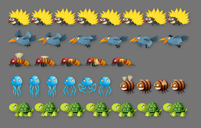Make motion sprite for your game by Tinywoodstudio | Fiverr