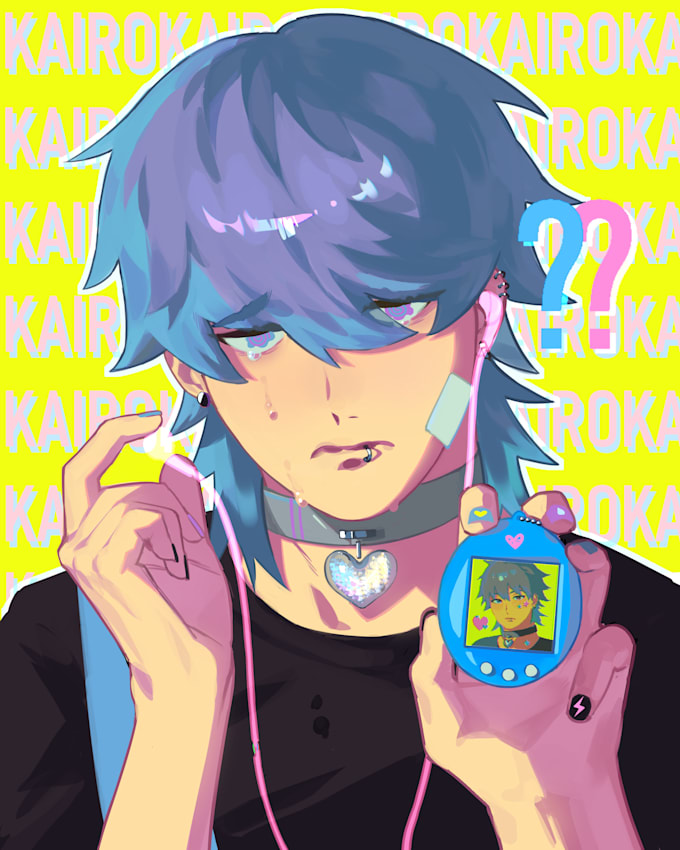 Make oc art, fanart, pixel art, game art, vtuber models by Skate99 | Fiverr