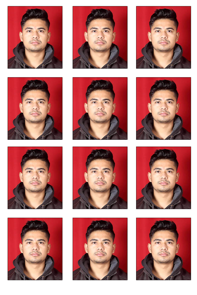 Make you a print ready pp passport size photo within hours by ...