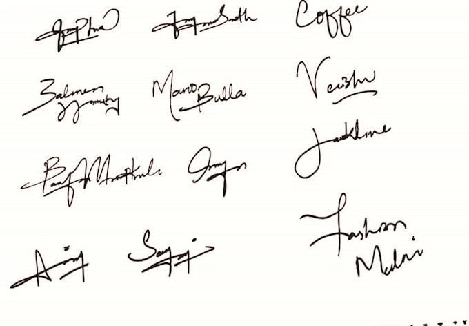 Create real handwritten signature with video by Samaviyatariq | Fiverr