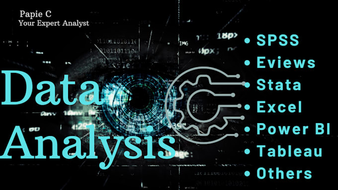 Do excel, spss, stata, eviews, tableau, and power bi data analysis by ...