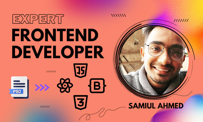 Covert your psd, figma design to react js web application by Samiul ... Covert your psd, figma design to react js web application by Samiul ...