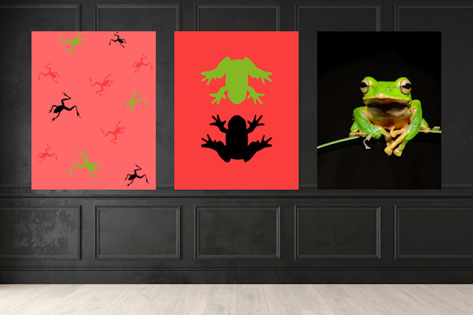 Create simple pictures and patterns to hang on your wall by Alauradora ...