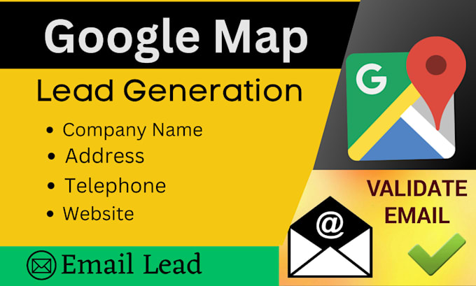 Do google map lead generation for business leads with email list ...