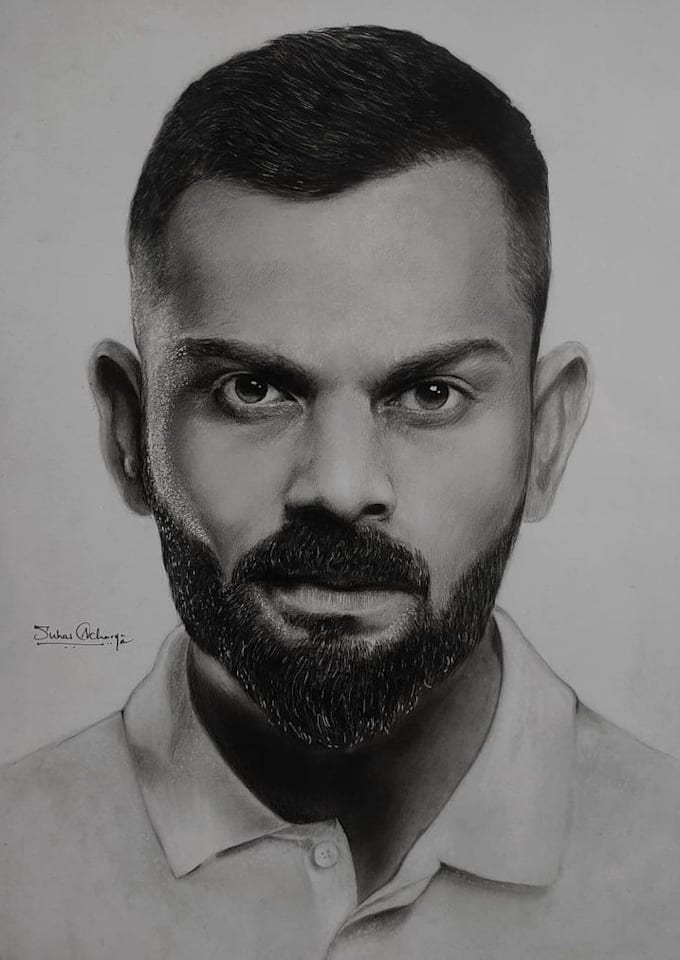 Do Realistic Charcoal And Graphite Portraits By Suhas Kc Fiverr