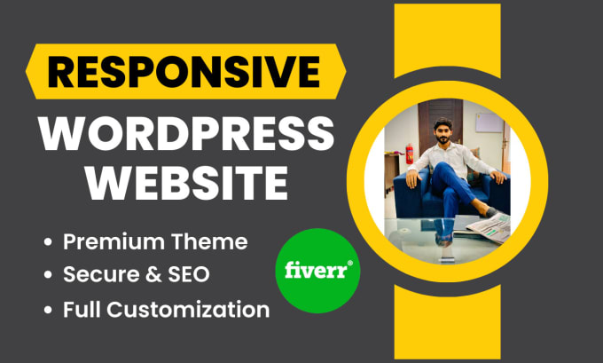 Create a modern and responsive wordpress website by Usman_webs | Fiverr