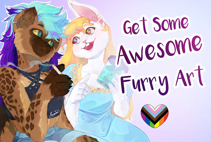 Draw awesome furry art by Rainabic | Fiverr