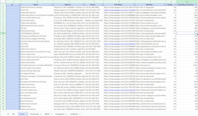 Generate a database with potential clients by Fran_martos | Fiverr