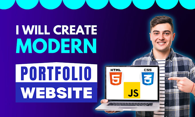 Design modern personal portfolio website by Frontend_hero36 | Fiverr