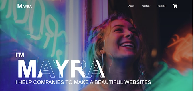 Design A Portfolio Website For You With Html Css And Javascript By Ahsan Ch1230 Fiverr