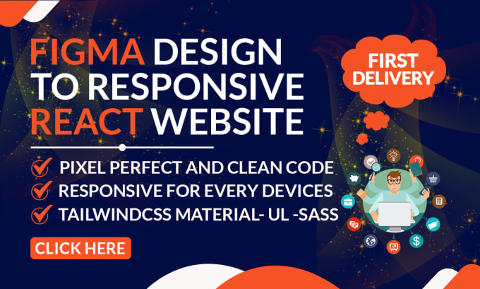 Convert figma to react js or next js or fix your website bugs by React ... Convert figma to react js or next js or fix your website bugs by React ...