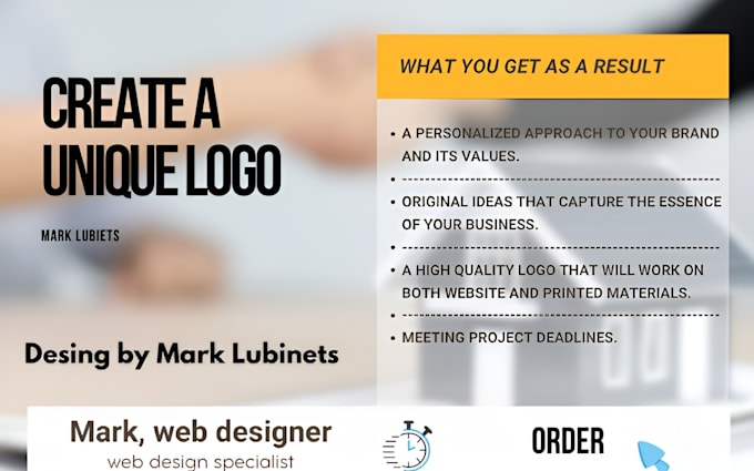 Create a unique logo by Mark_lubinets | Fiverr