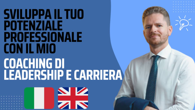 Be your italian career and leadership coach by Alessantini | Fiverr