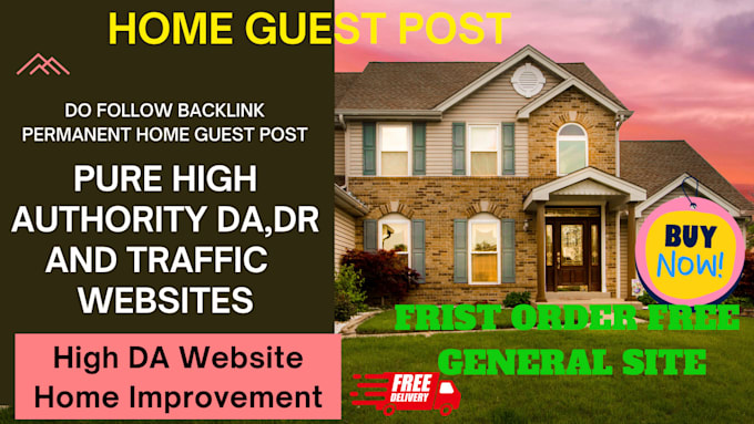 Publish article home guest post on home improvement high da website by ...