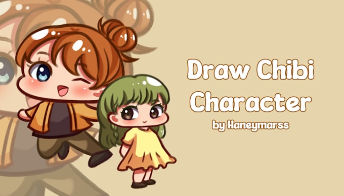 Draw your chibi character by Haneymarss | Fiverr
