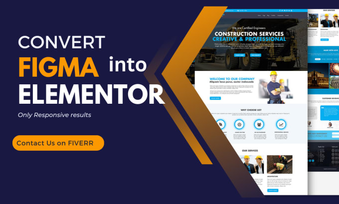 Converting figma to elementor by Webstarclone | Fiverr