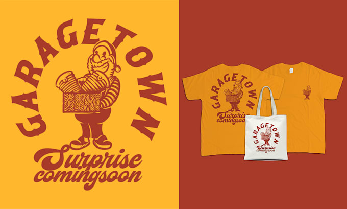 Create a vintage mascot design for your brand by Eshercreative | Fiverr