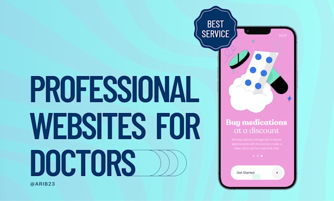 Create a professional medical website for doctors by Arib23 | Fiverr