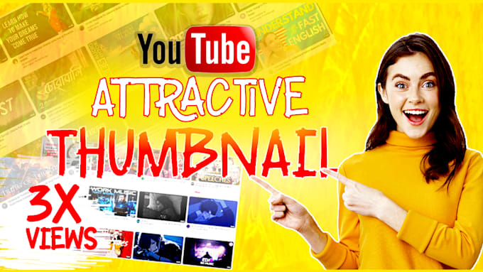 Design youtube clickbait thumbnail in 3 hour by Sanjidakram900 | Fiverr