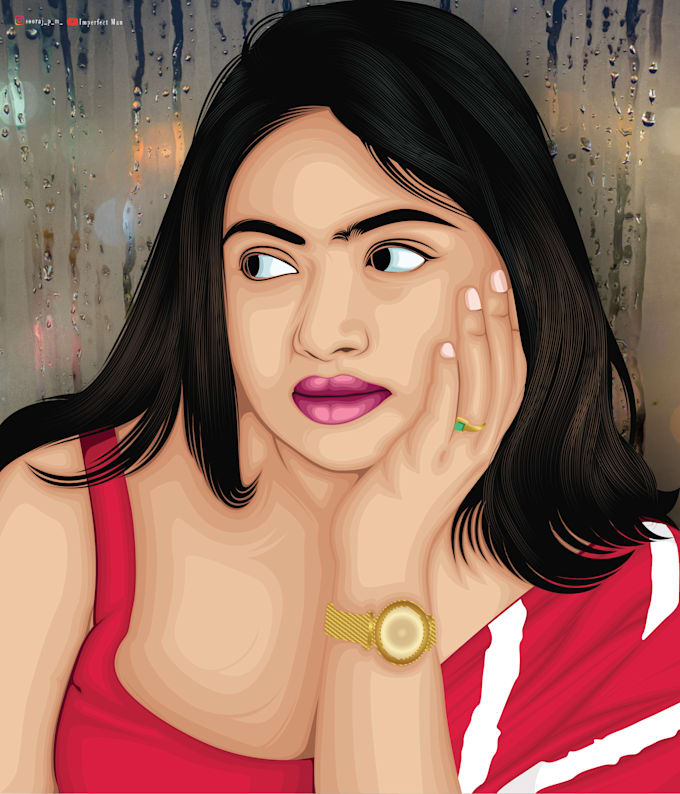 Do vector illustration of humans and objects by Sooraj97 | Fiverr