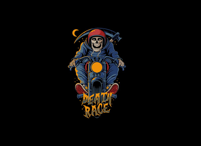 Make an eye catching unique and high quality motorcycle and reaching ...