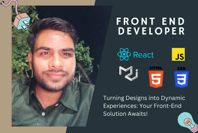 Be your front end developer, will do front end development by Sanchit ...