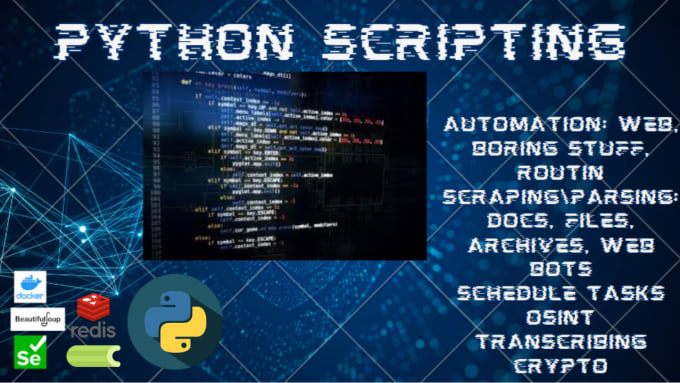 Create Either A Python Program Nor A Python Script By Stevejops0725 Fiverr