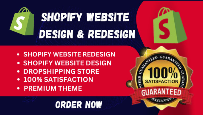Do shopify website design and redesign shopify store design by Loftor ...