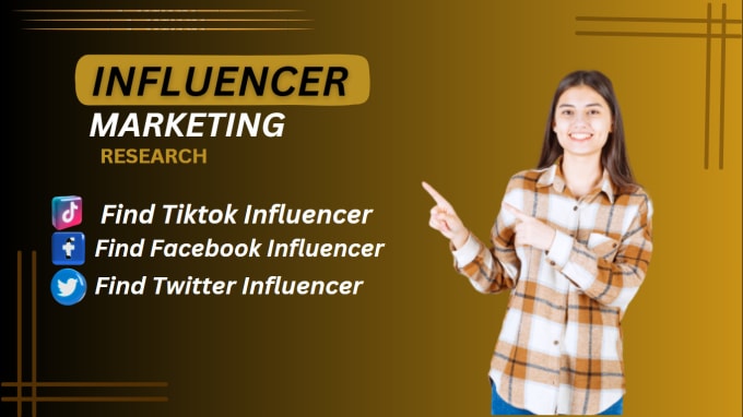 Research best tiktok, facebook and twitter influencers by ...
