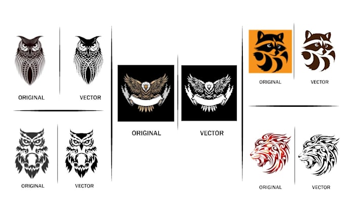 Convert image to vector, vectorize logo, vector tracing by Sabaarc36 | Fiverr