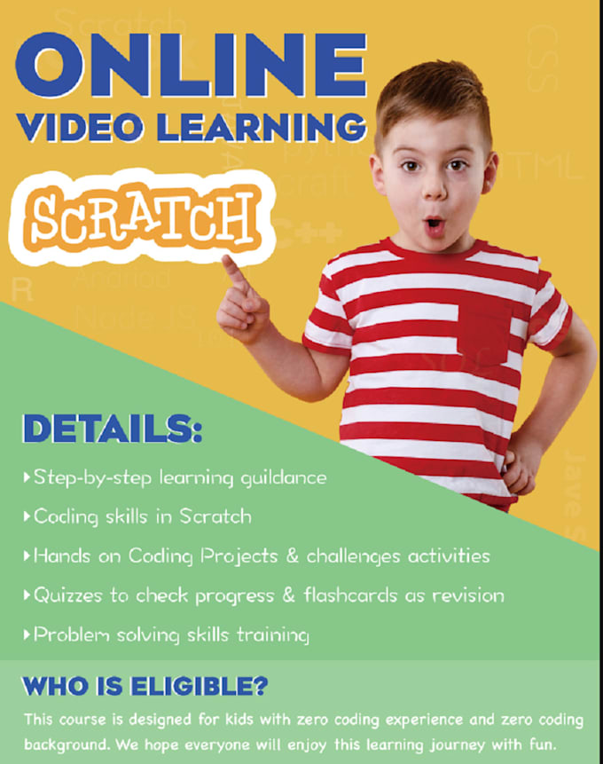 Teach your kids how to create their own games by Pavolmocko888 | Fiverr