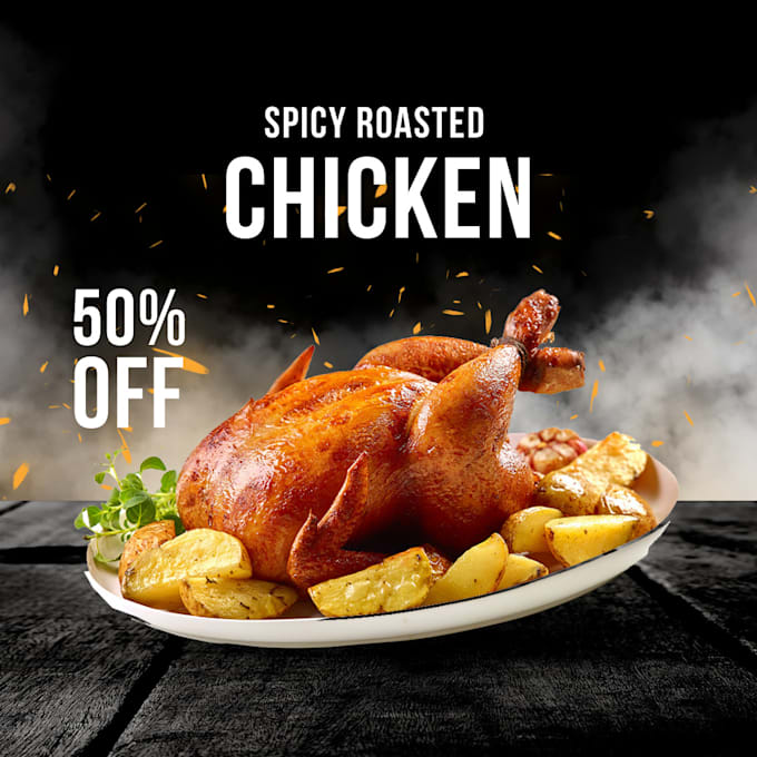 Design posters for food items by Bahaa_12345 | Fiverr