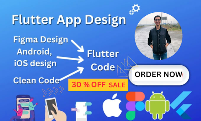 Materialize figma designs with vibrant flutter code by Hamzajavaid_hj | Fiverr