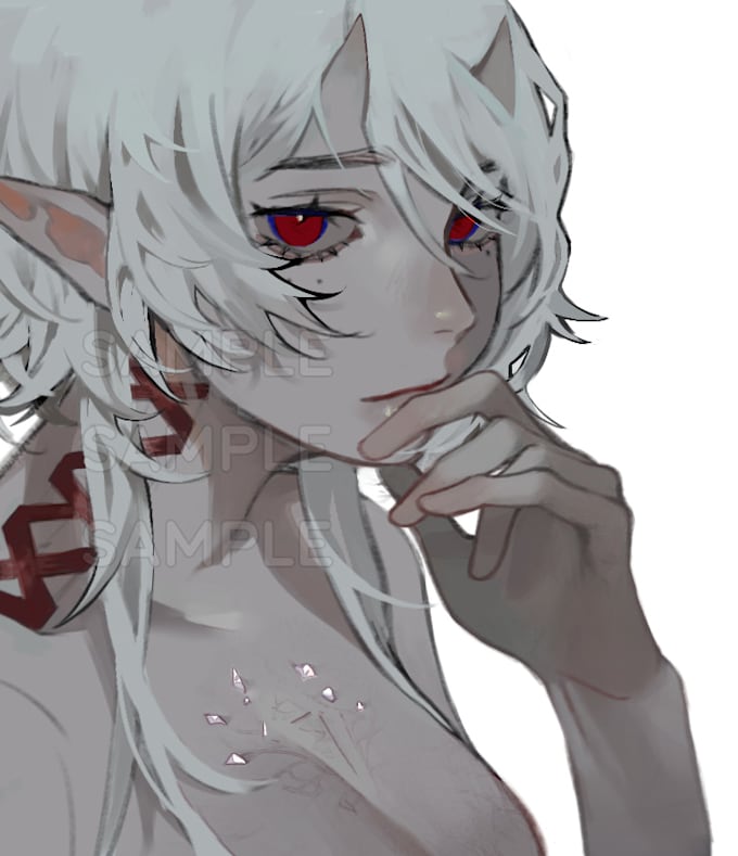 Draw sfw, sfw, gore illustration for you by Bing0669 | Fiverr