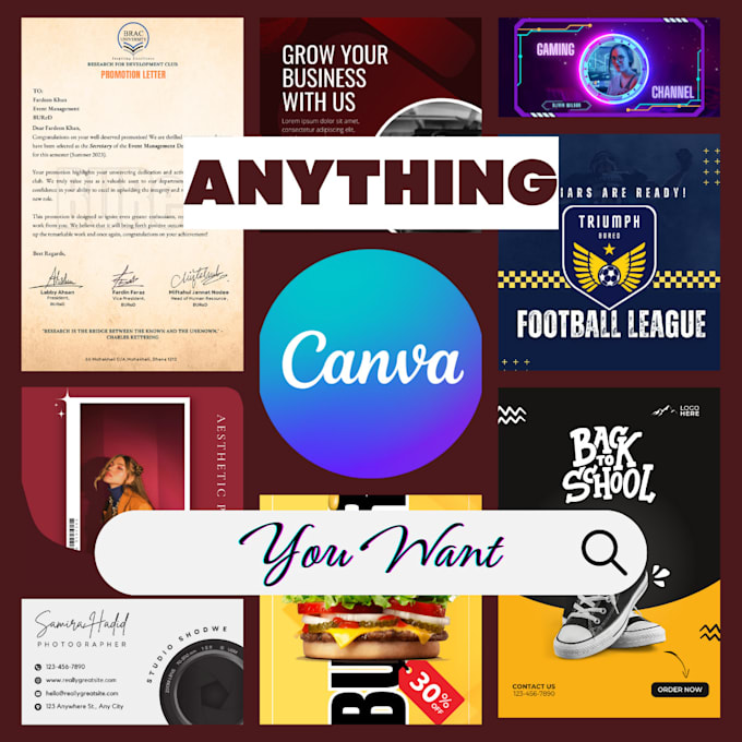 Enhance your canva designs with my creative touch by Afnanmukto | Fiverr