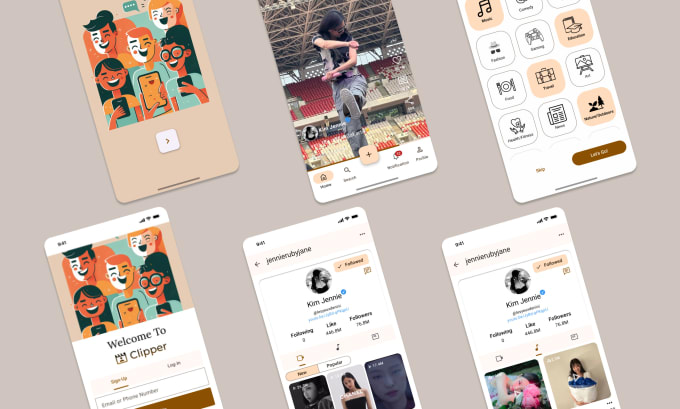 Craft engaging ui ux designs for your mobile app by Bennyafrizal | Fiverr Craft engaging ui ux designs for your mobile app by Bennyafrizal | Fiverr
