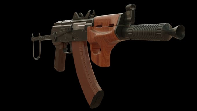 Create realistic weapons for your game by Caspianmoon | Fiverr
