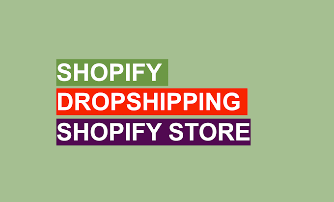 Create shopify website or shopify dropshipping store by Aahmmad | Fiverr