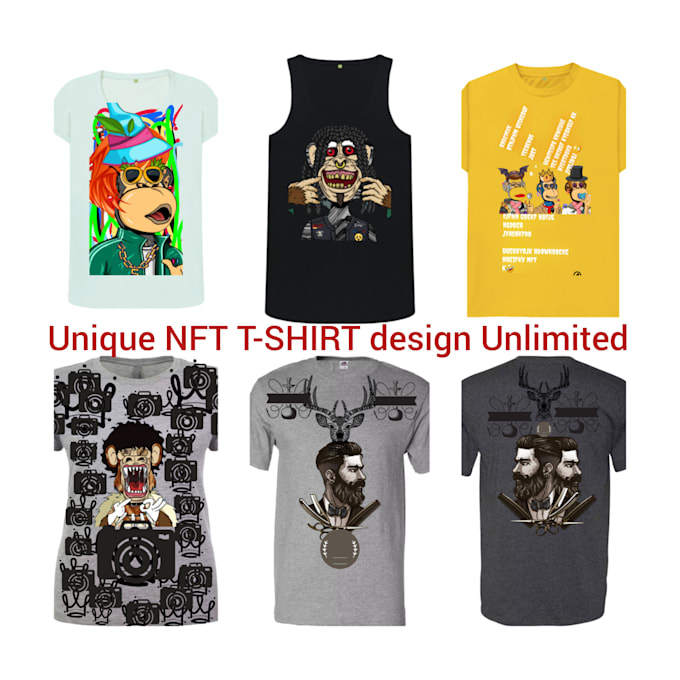 Create nft tshirt design or business nft tshirt design by Pinkishi | Fiverr