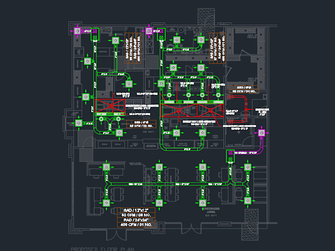 Do hvac design calculation and provide 2d or 3d drawings by Wasif_jamal ...