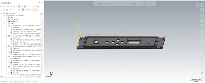 Teach mastercam vmc 3 axis cnc program by Penchal_rao | Fiverr