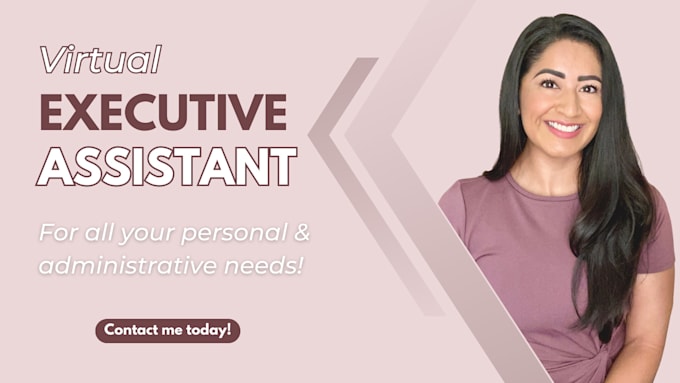 Be your executive administrative virtual assistant by Menteeprojects | Fiverr