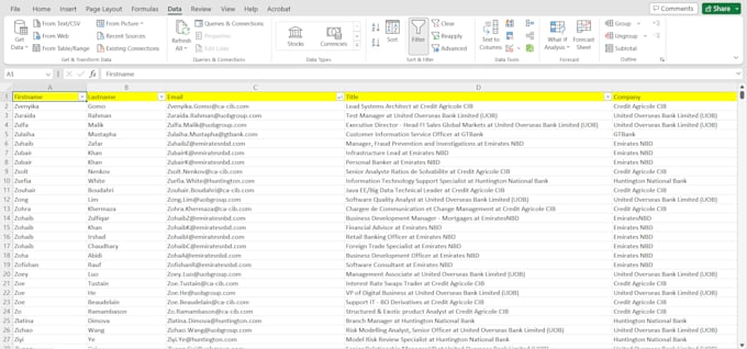 Generate b2b leads for you in an excel sheet by Aliabousamra | Fiverr