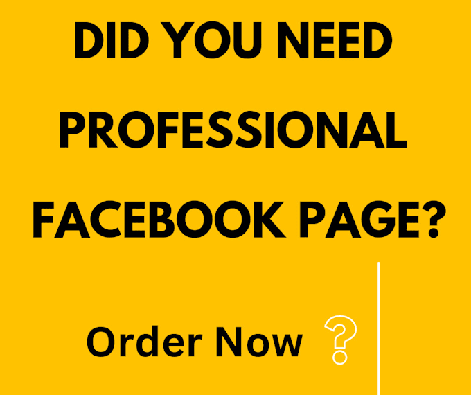 Create a professional facebook page for your business by Ashikceo | Fiverr