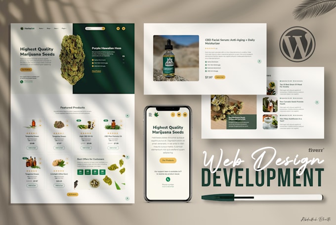 Create a functional and responsive wordpress business website by ...