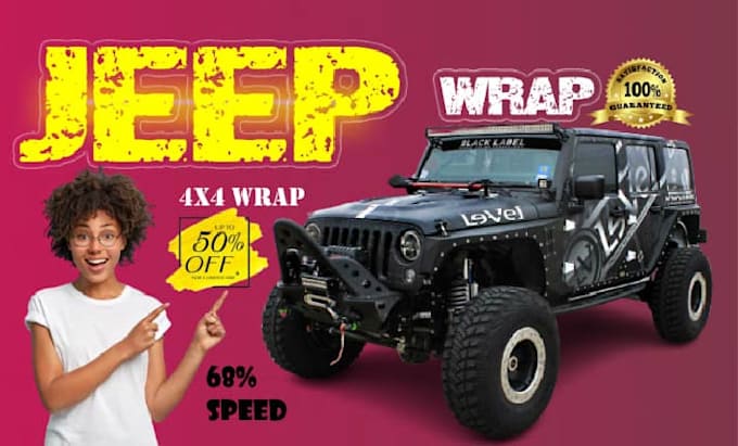 Professional jeep wraps, vehicle wrap, custom 4x4 jeep wraps design by ...