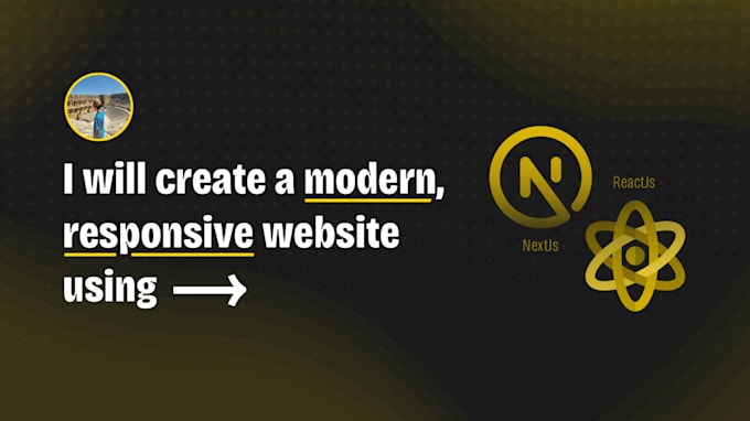 Create a modern, responsive website using reactjs and nextjs by ... Create a modern, responsive website using reactjs and nextjs by ...