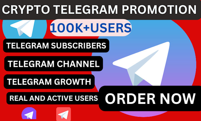 Do grow crypto telegram, telegram promotion, telegram user, telegram mass dm by King_lead_gen ...