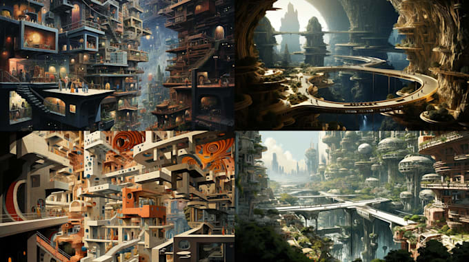 Create stunning custom ai art using midjourney by Panopticus | Fiverr