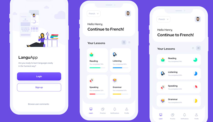 Create language learning app, translator app, elearning by Hopetamio ...